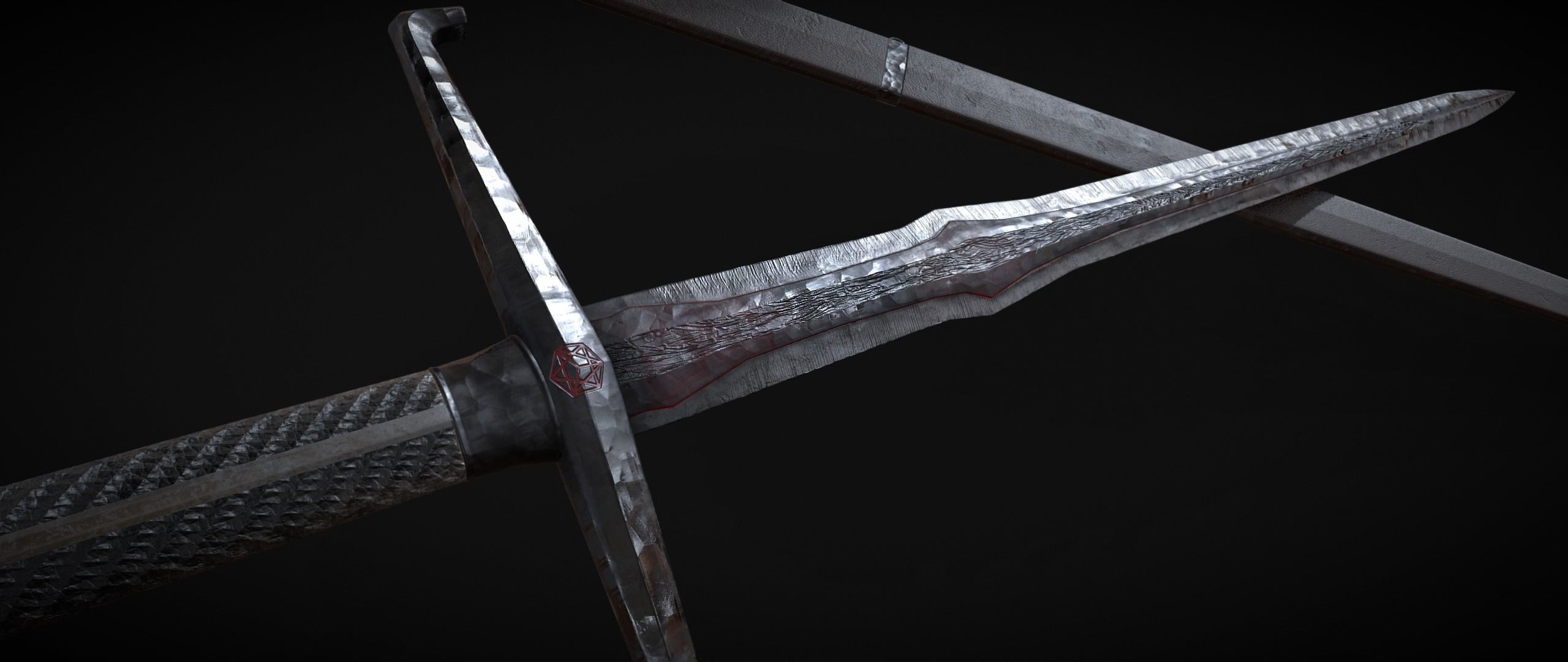 3D model Demon Knight Sword VR / AR / low-poly | CGTrader