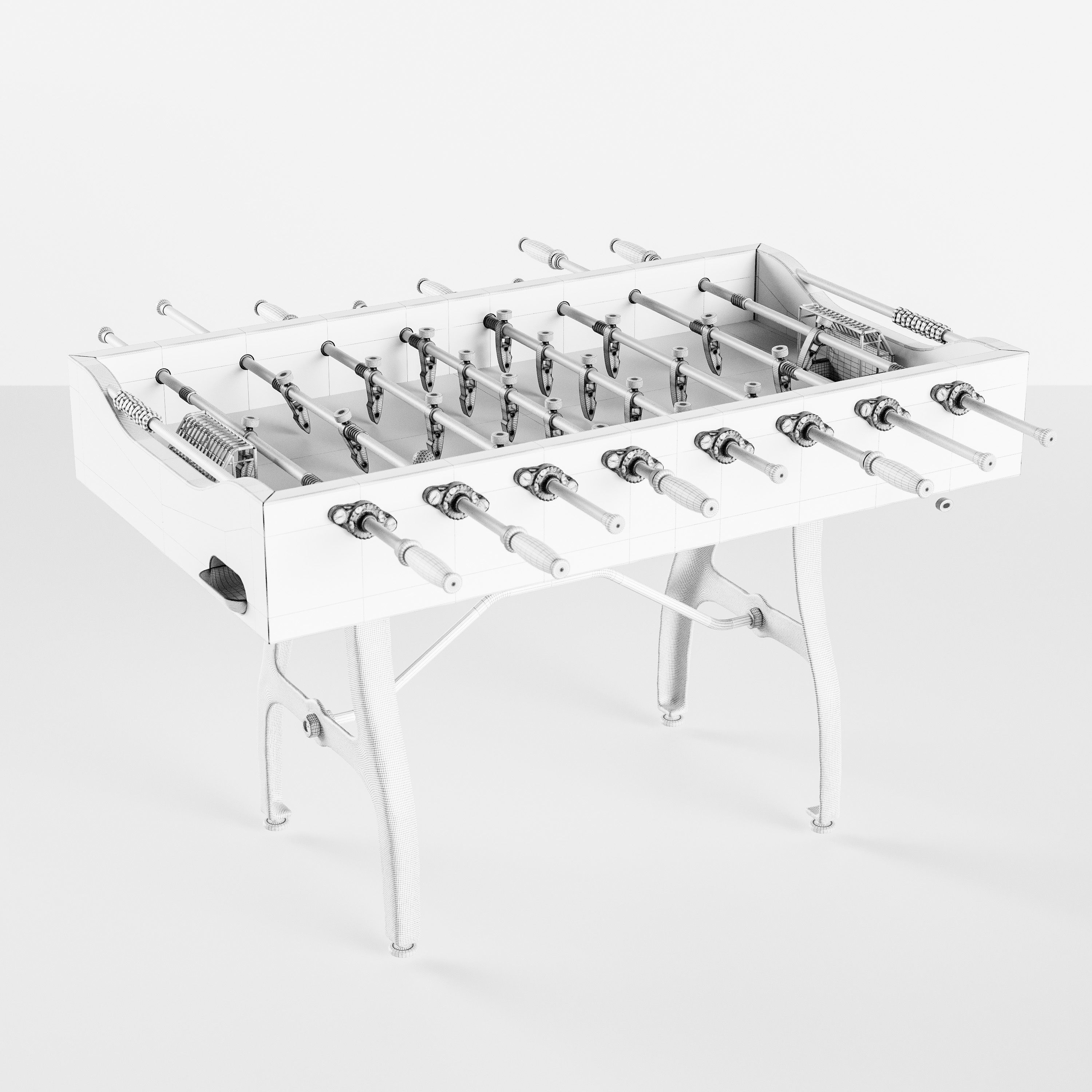 Restoration Hardware Foosball Table 3D model | CGTrader