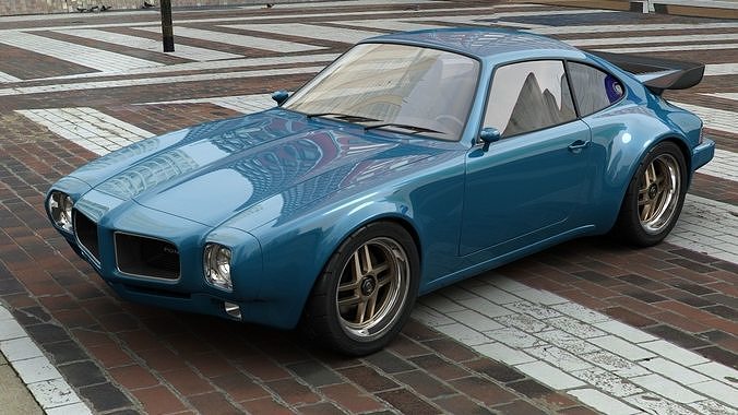 Porschentiac 911 Firebird 3D model | CGTrader