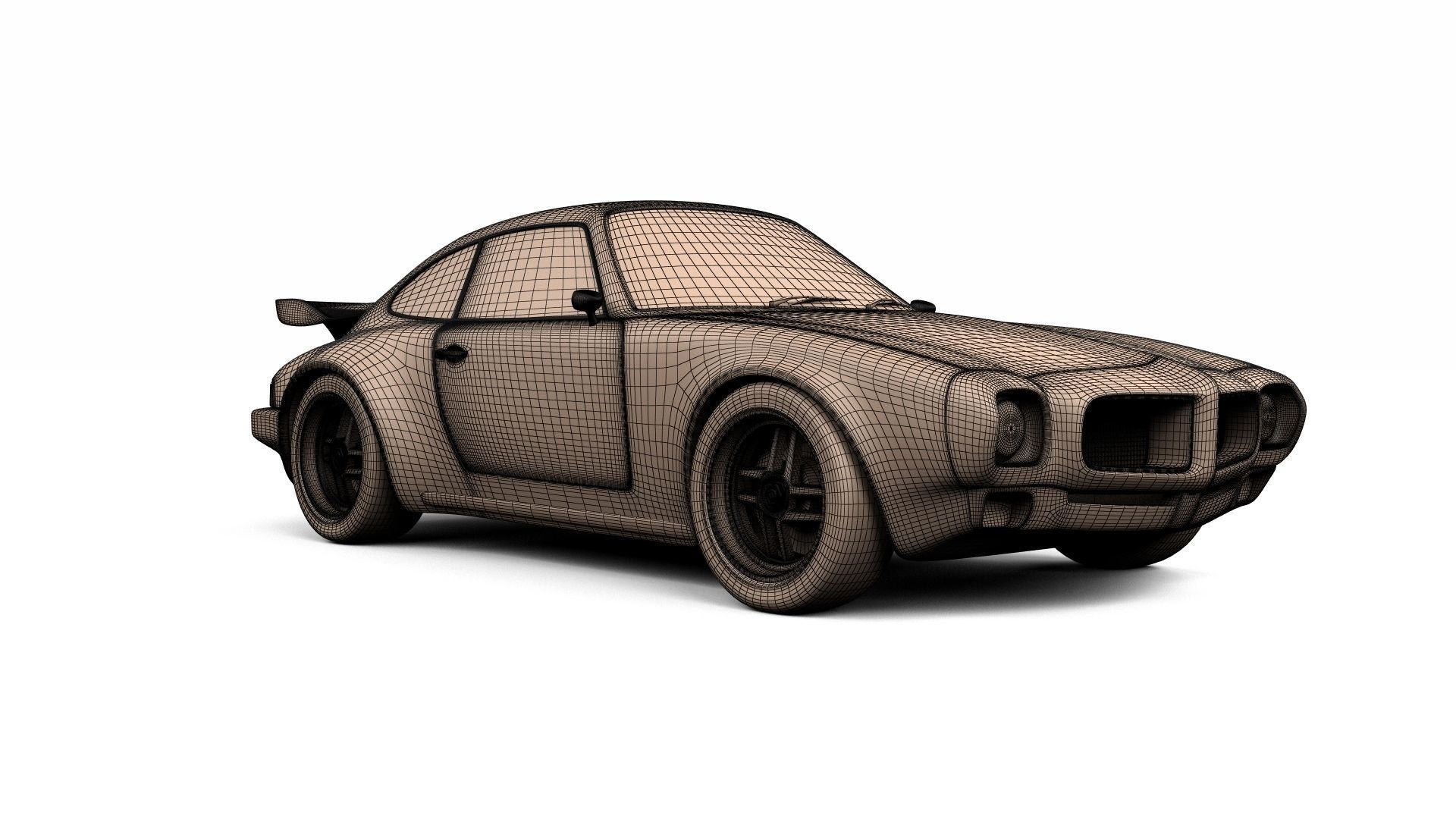 Porschentiac 911 Firebird 3D model | CGTrader