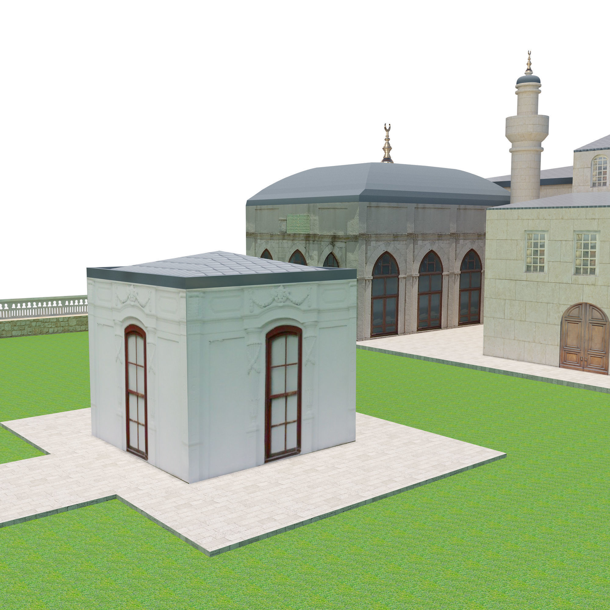 Topkapi Palace full exterior scene 3D model | CGTrader