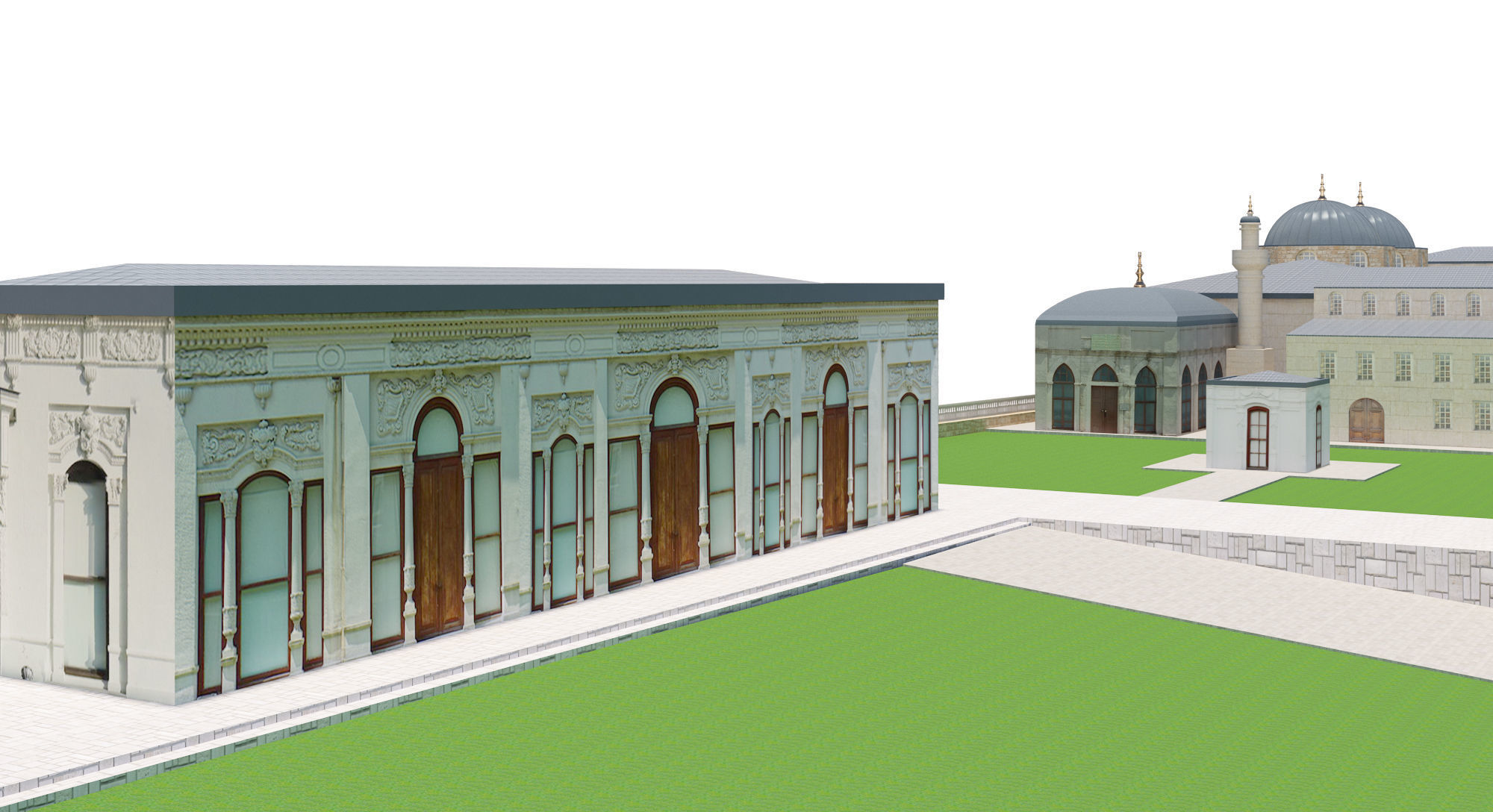 Topkapi Palace full exterior scene 3D model | CGTrader