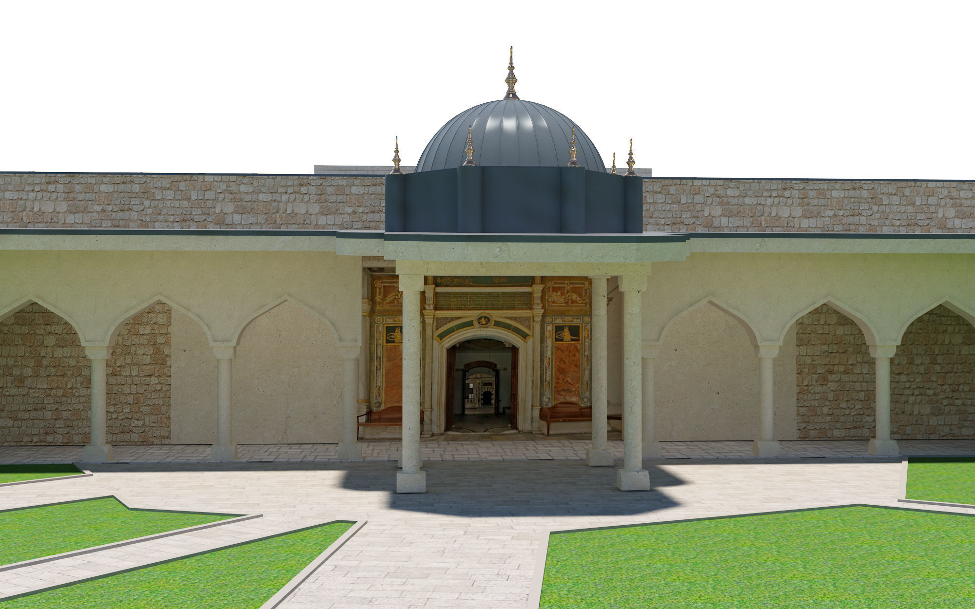 Topkapi Palace full exterior scene 3D model | CGTrader
