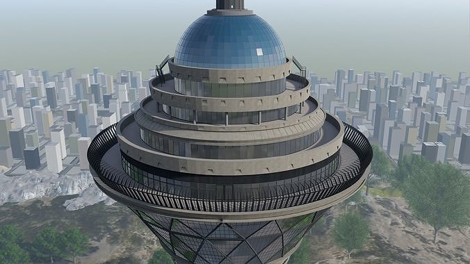 Milad tower 3D model | CGTrader