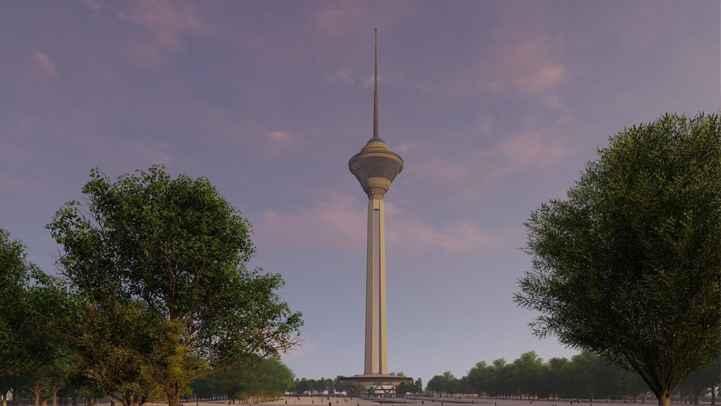 Milad tower 3D model | CGTrader