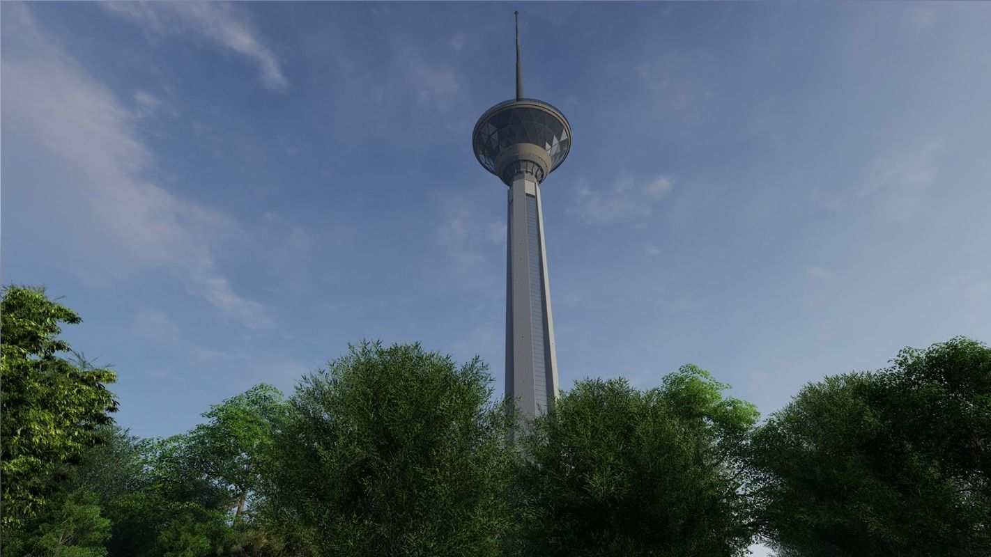 Milad tower 3D model | CGTrader