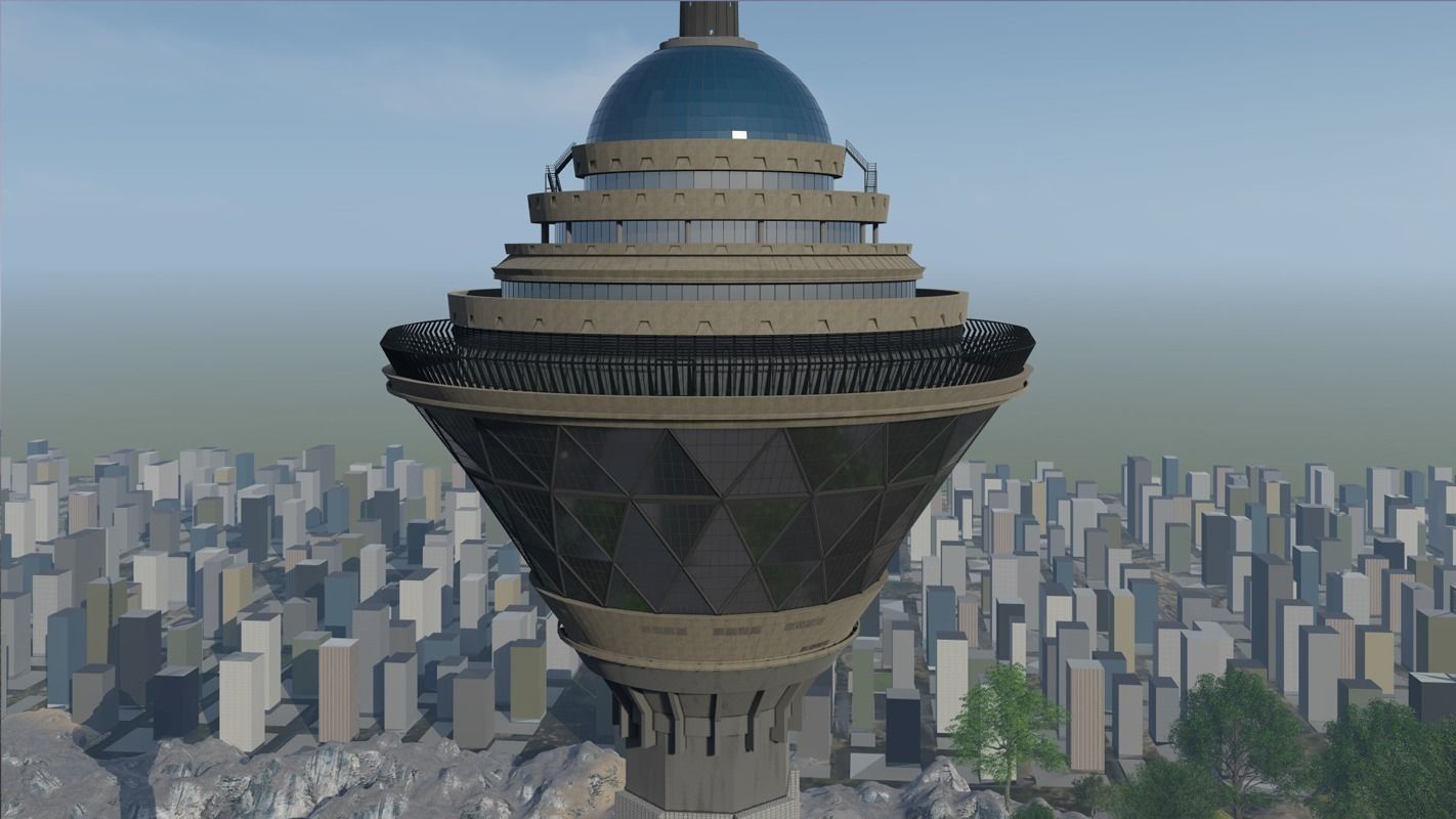 Milad tower 3D model | CGTrader
