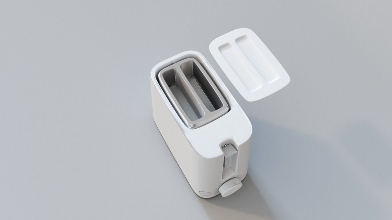 3D model Toaster High and Low Poly model VR / AR / low-poly | CGTrader