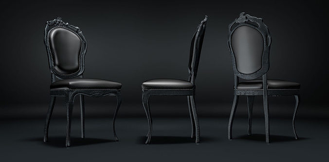 Smoke Dining Chair 3D model | CGTrader
