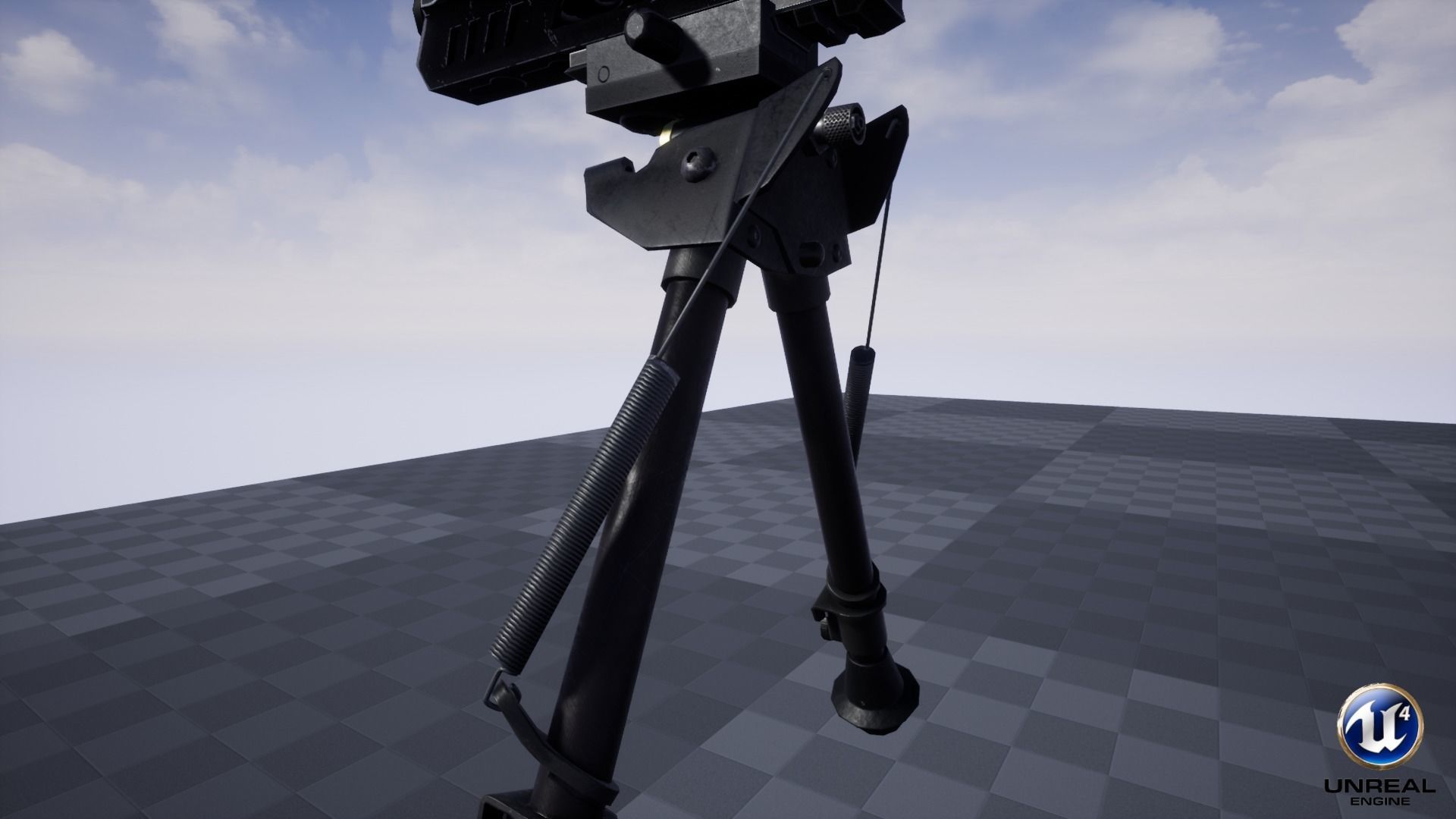 3D model Modular Combat Rifle-Squad Automatic Weapon Variant VR / AR ...