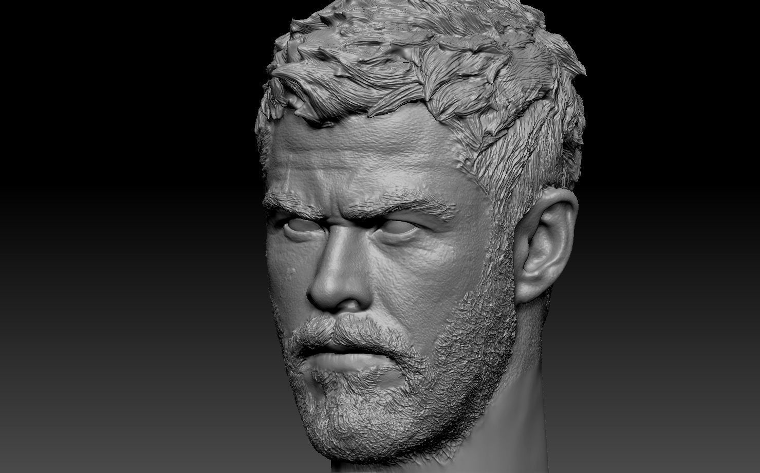 Thor head 3D model 3D printable | CGTrader