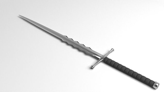 Wavy Sword 5 3D model | CGTrader