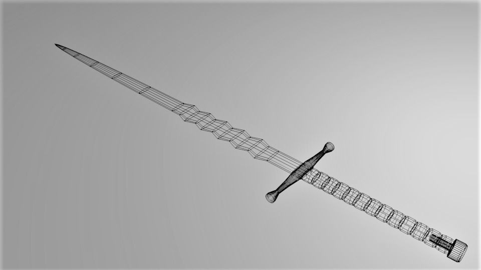 Wavy Sword 5 3D model | CGTrader