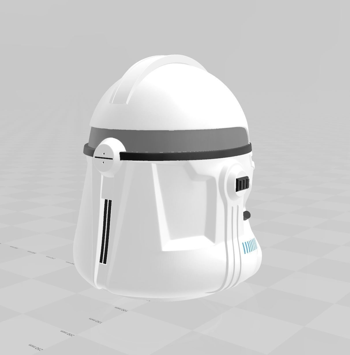Star Wars Clone Trooper Commander Neyo helmet 3D model 3D printable ...