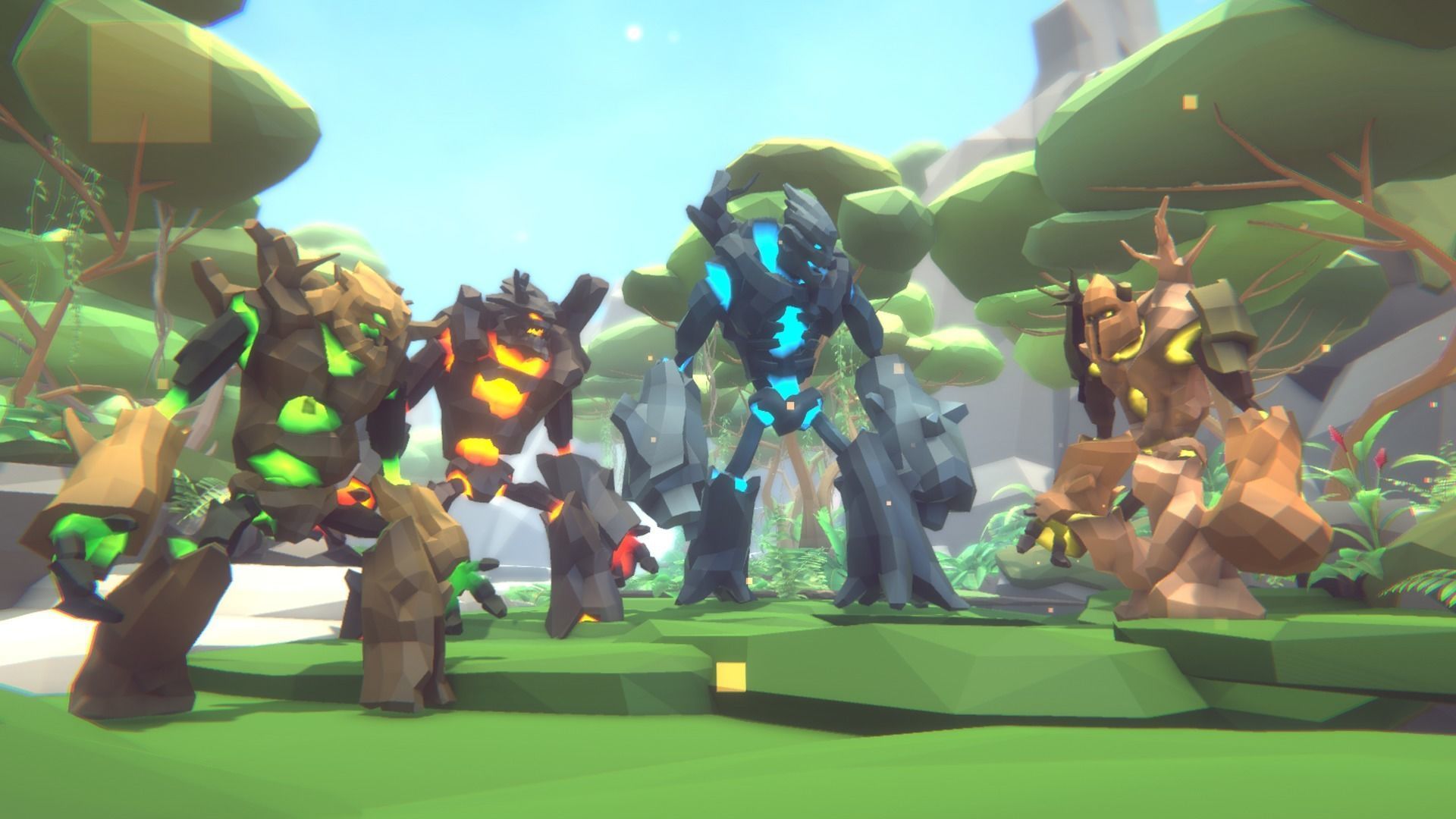 3D model Forest Golems VR / AR / low-poly rigged animated | CGTrader