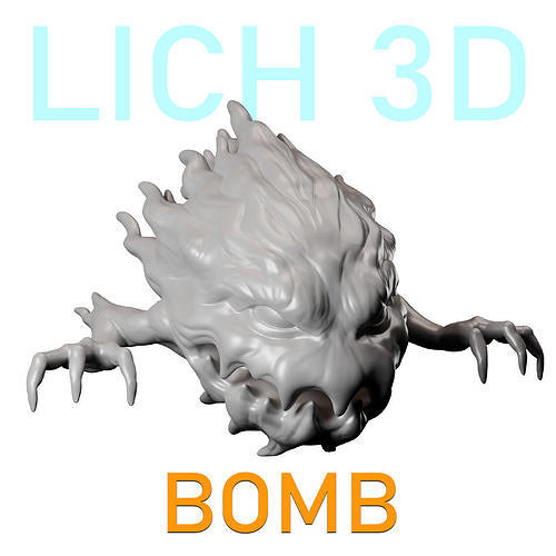 Bomb Creature - Final Fantasy - STL 3D PRINT 3D model 3D printable ...