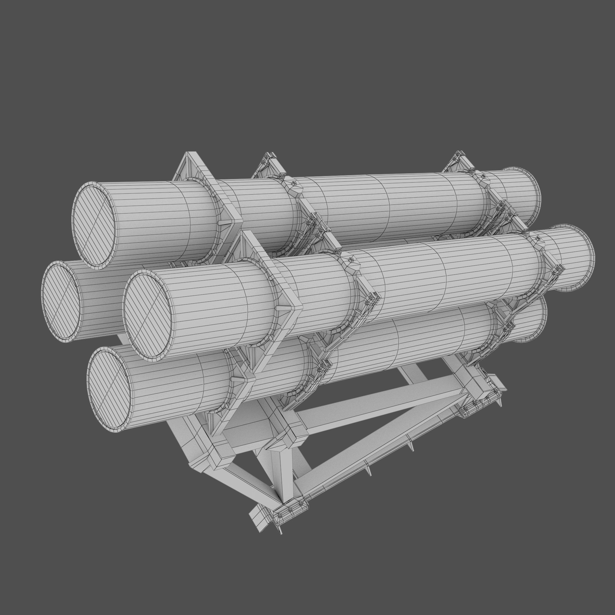 3D model Harpoon Missile Launcher VR / AR / low-poly | CGTrader