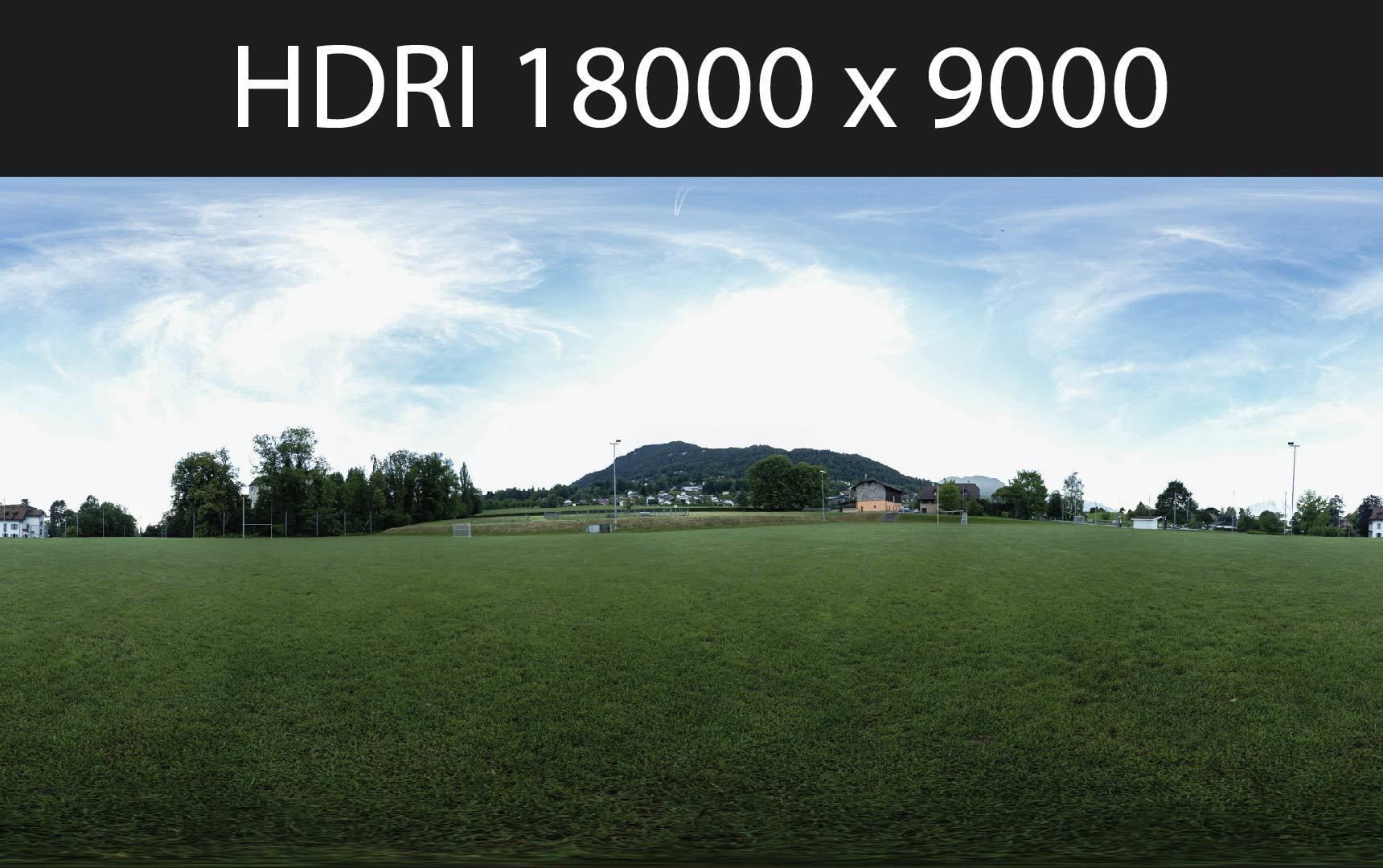Soccer Field HDRI hdr environment 3D model | CGTrader