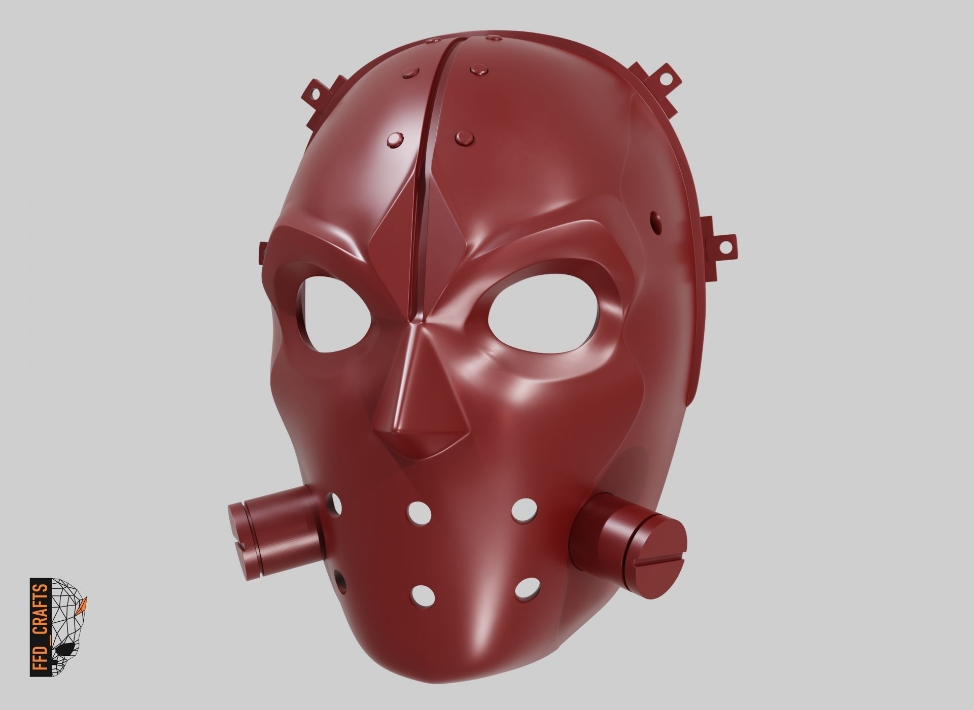Nikaido mask from anime Dorohedoro 3D model 3D printable | CGTrader