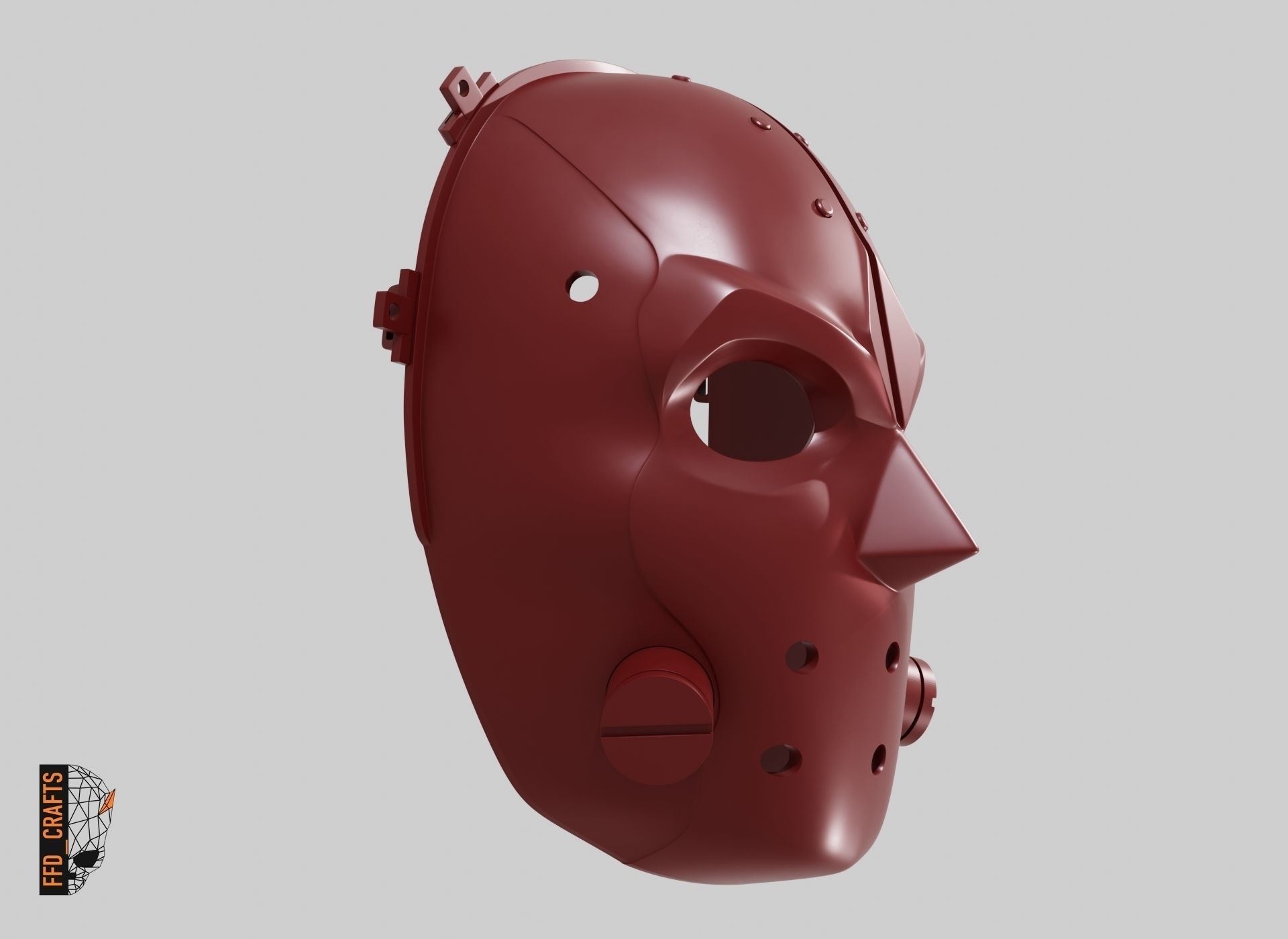 Nikaido mask from anime Dorohedoro 3D model 3D printable | CGTrader