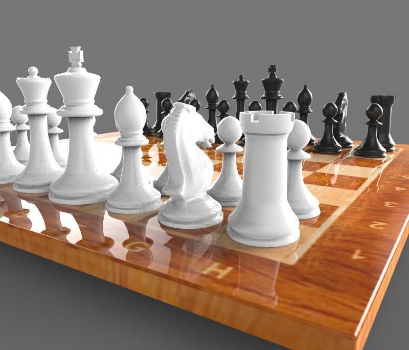 The Chess 3D model | CGTrader