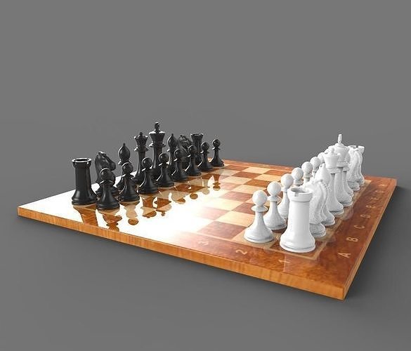 The Chess 3D model | CGTrader