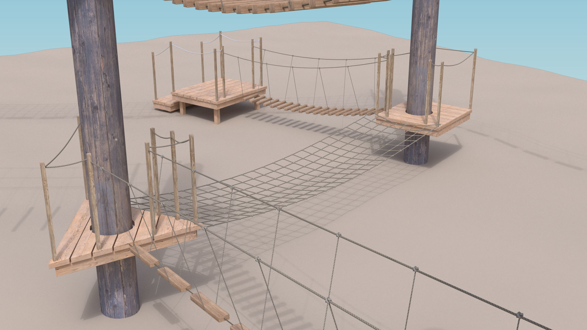 Adventure Park 3D model | CGTrader