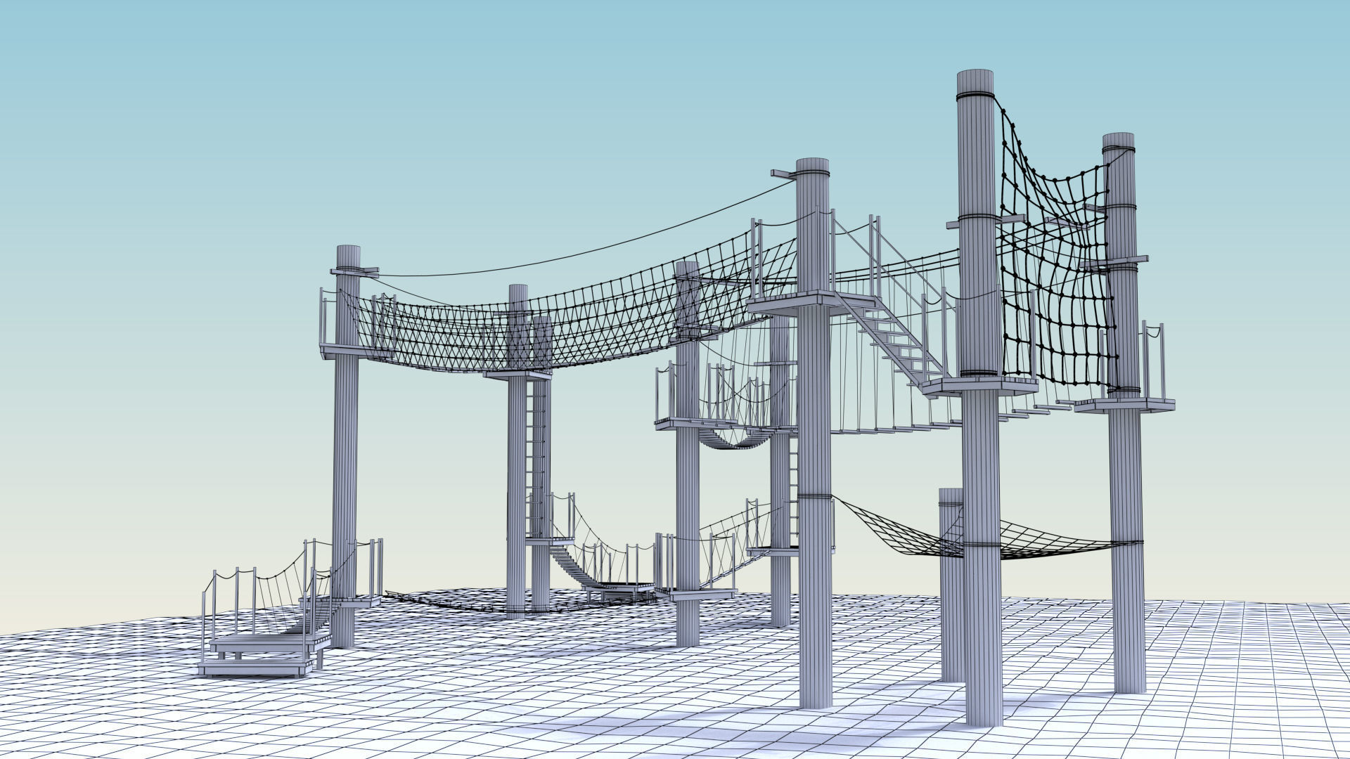 Adventure Park 3D model | CGTrader