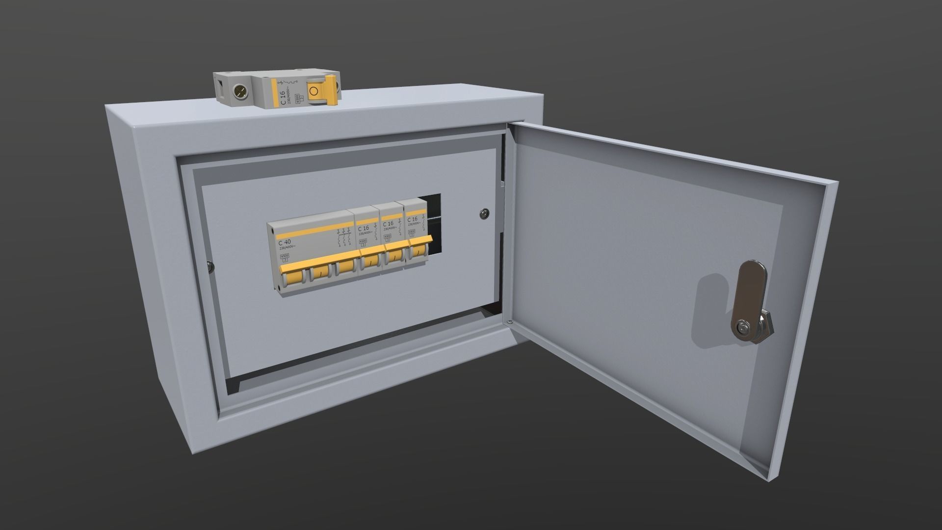 3D model Game Ready Electrical Fuse Box VR / AR / low-poly | CGTrader