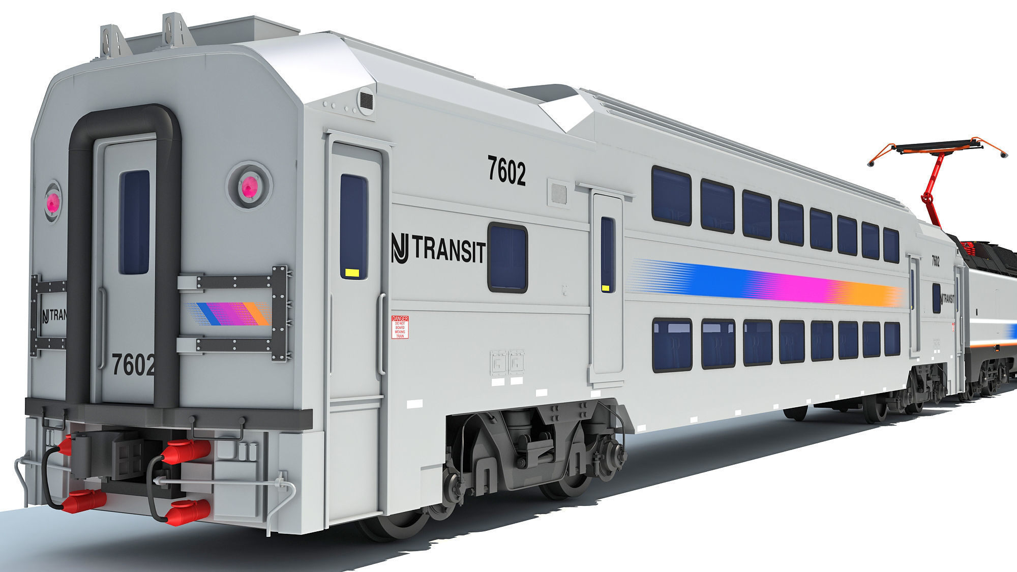 New Jersey NJ Transit Train 3D model | CGTrader