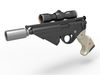 Blaster pistol Night Sniper X-8 from Star Wars 3D model | CGTrader