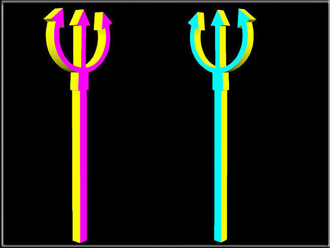 3D model DEVIL FORK VR / AR / low-poly | CGTrader