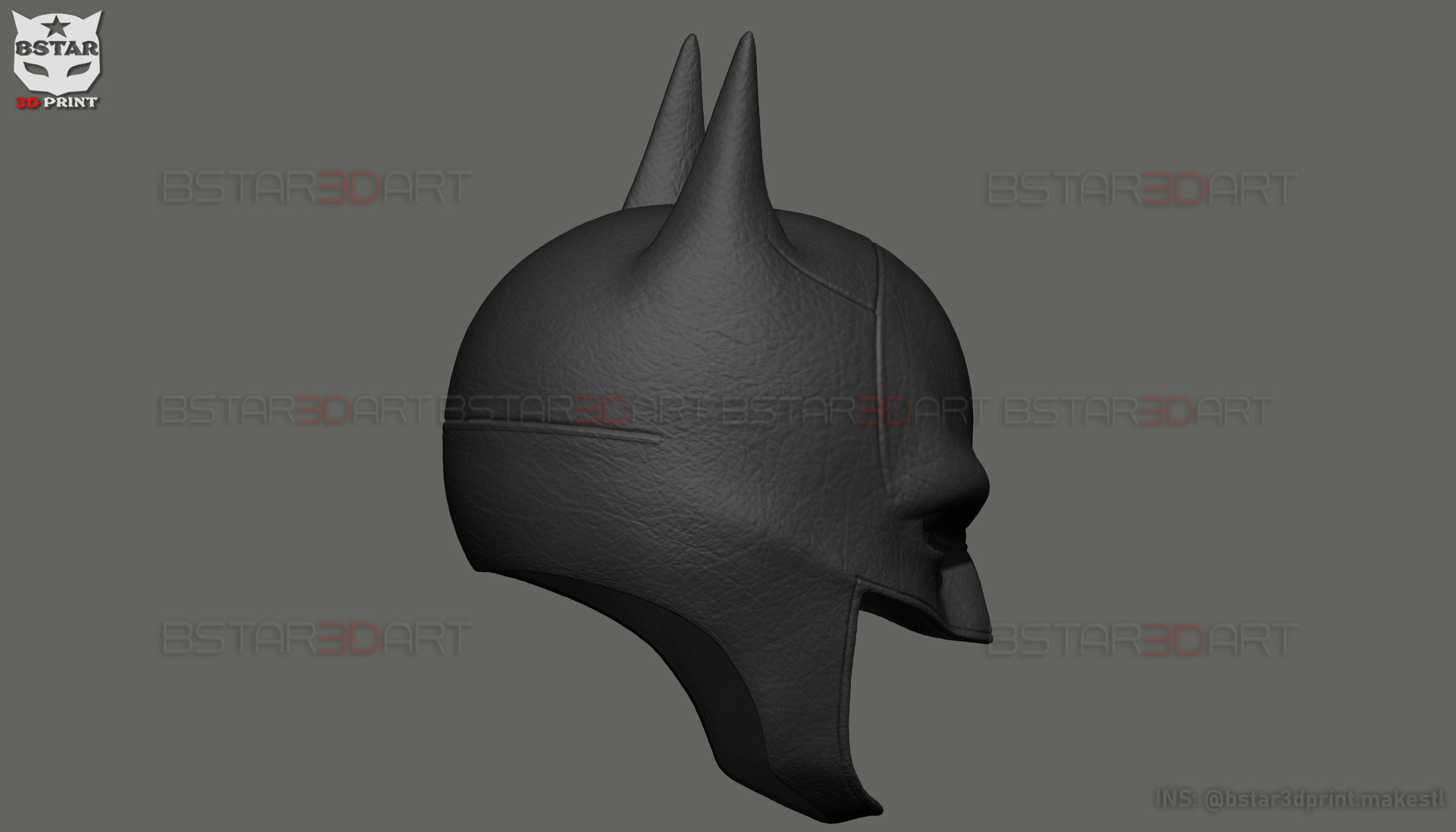 Batman Mask - Robert Pattinson - The Batman 2022 - DC comic 3D model 3D ...