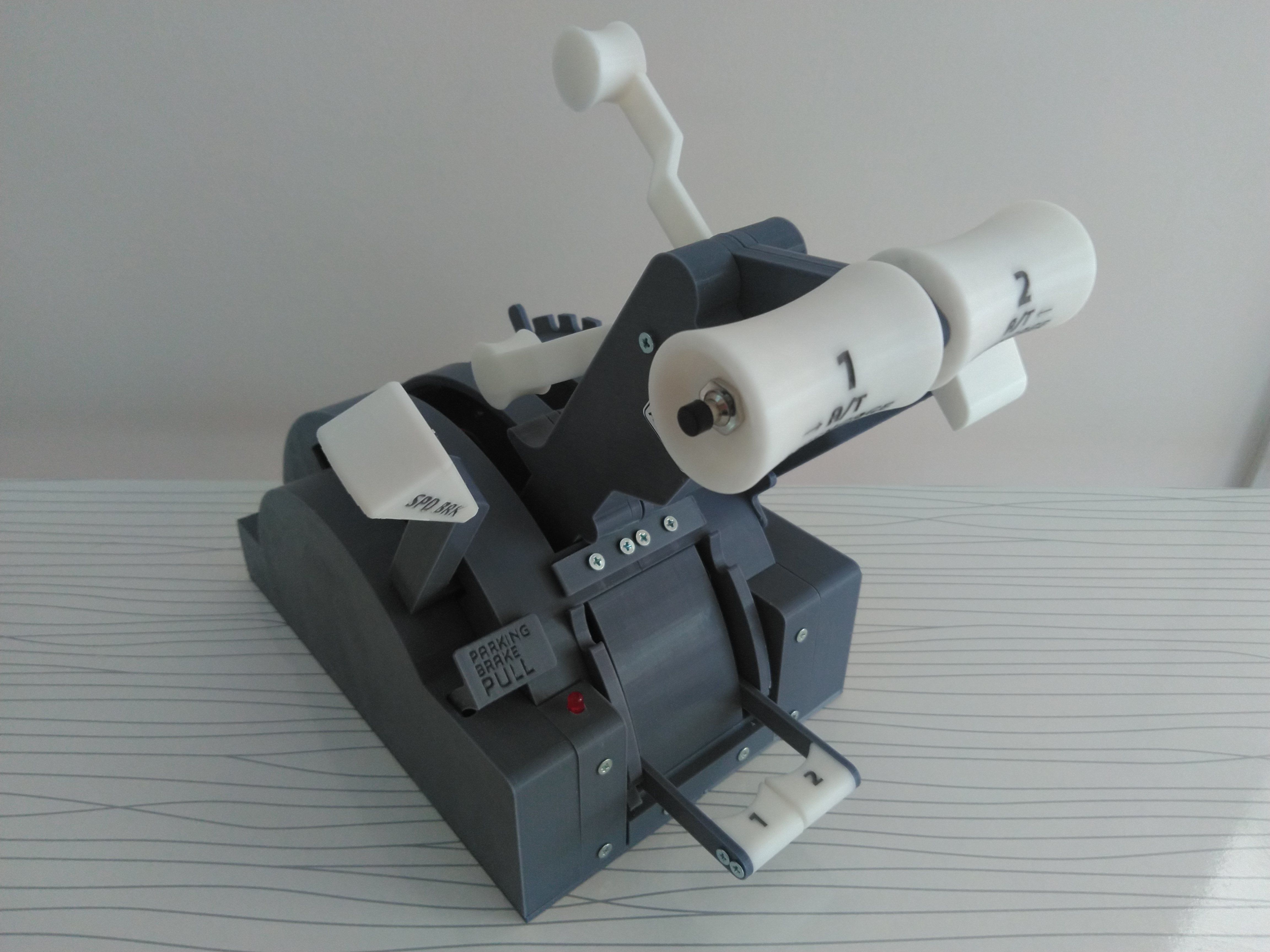 BOEING 737 THROTTLE QUADRANT 3D model 3D printable | CGTrader