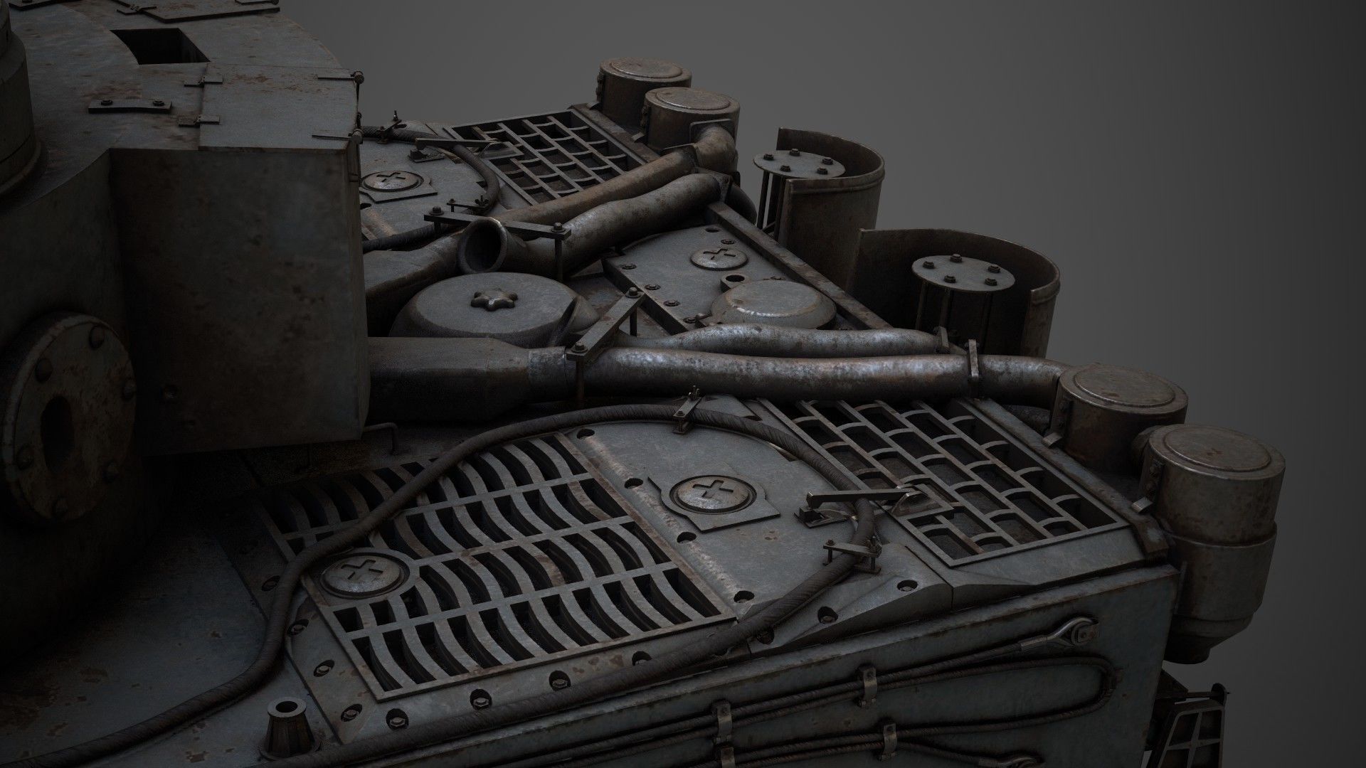 3D model Panzerkampfwagen Tiger VR / AR / low-poly | CGTrader