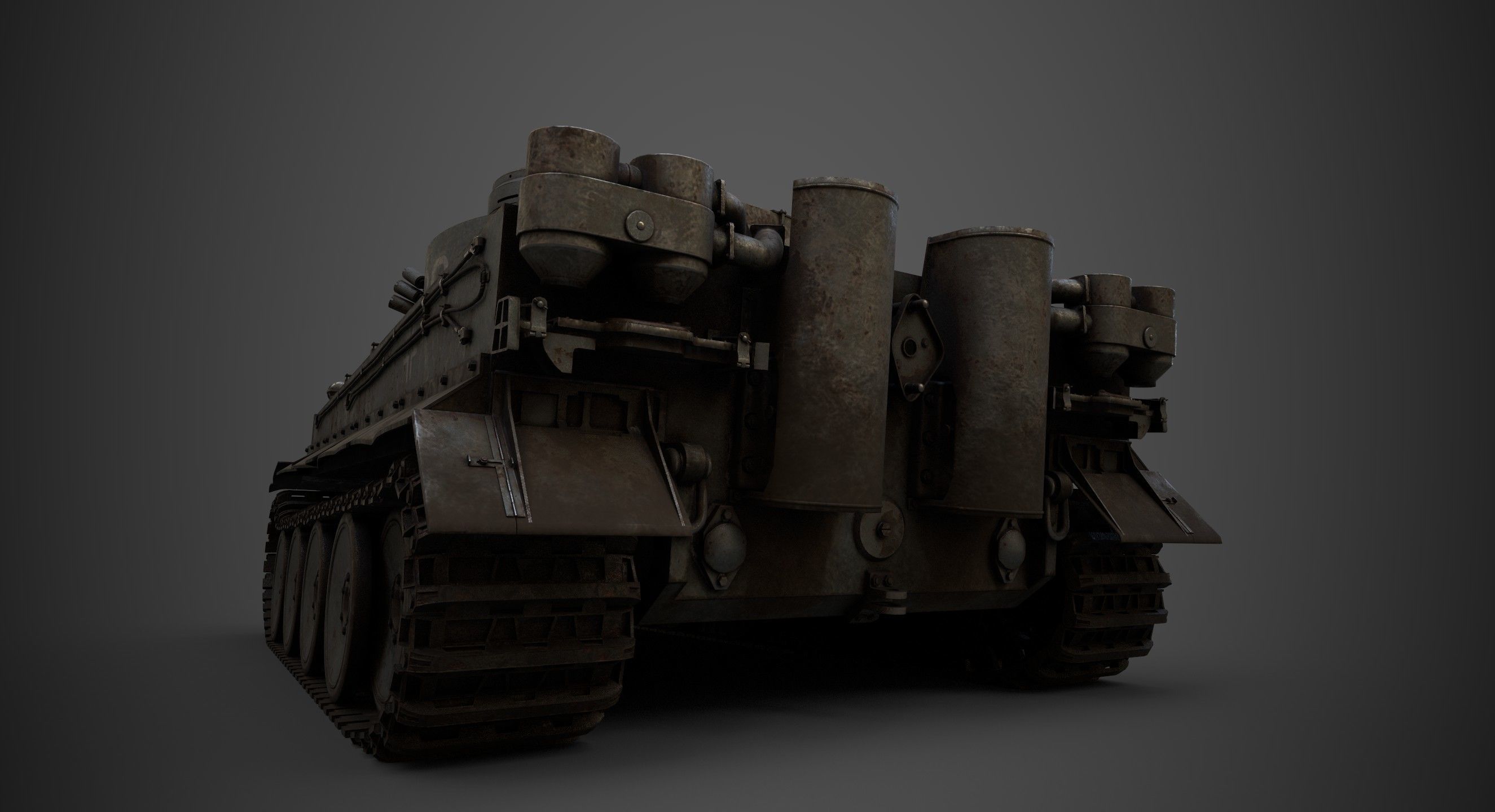 3D model Panzerkampfwagen Tiger VR / AR / low-poly | CGTrader