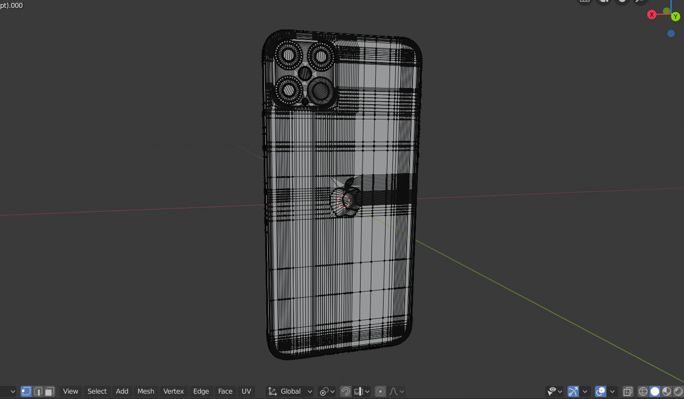 3D model Concept of Apple iPhone 12 Pro Max Thin Bezels and Boxy Design ...