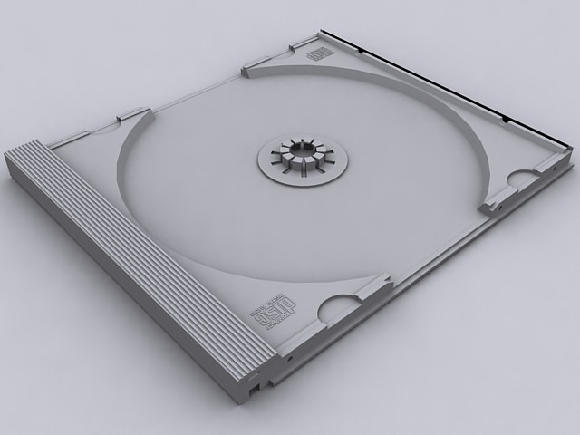 CD Jewel Case 3D Model MAX OBJ 3DS STL WRL WRZ - CGTrader.com