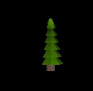 Low Poly Pine Tree free VR / AR / low-poly 3D model | CGTrader