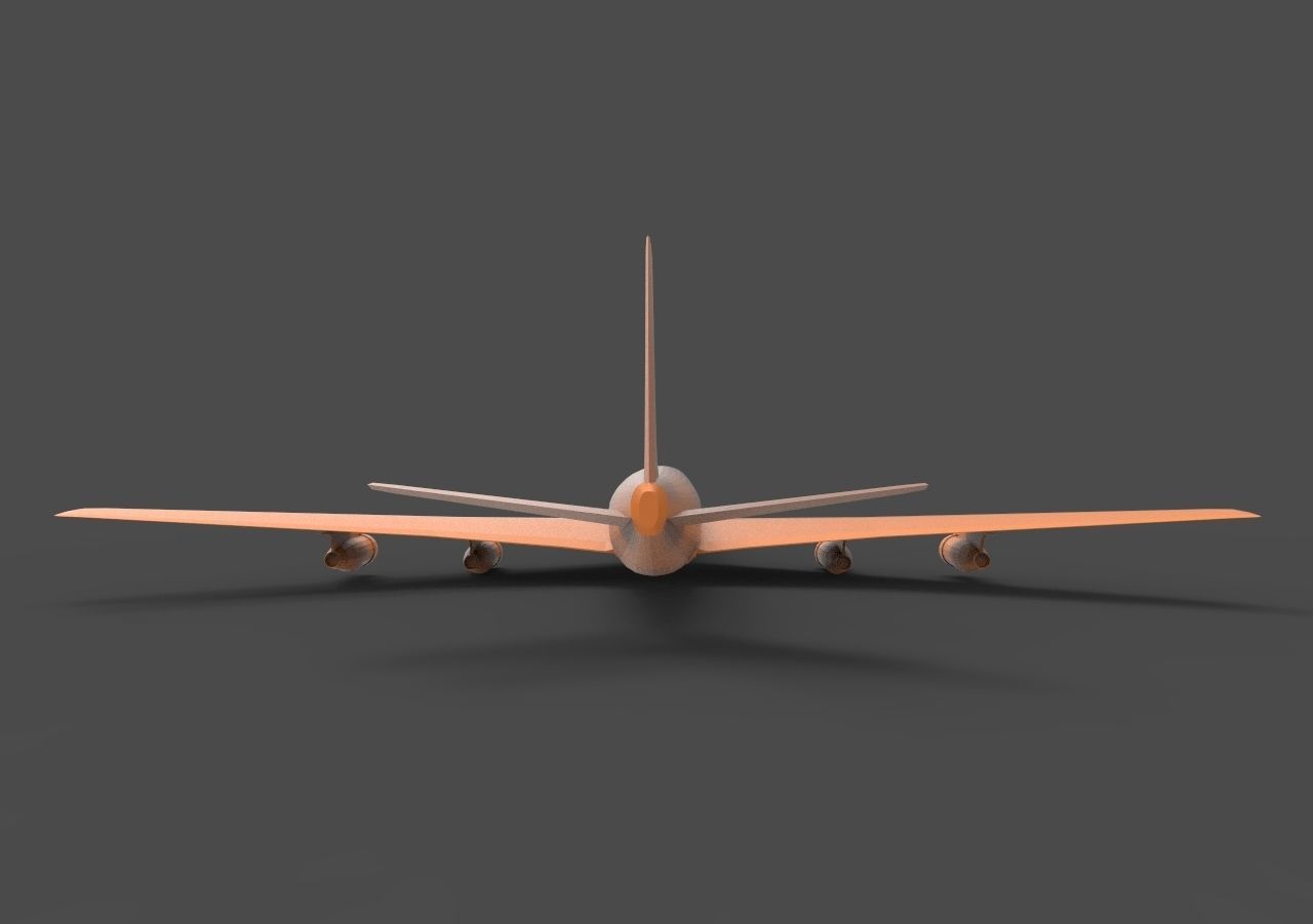Boeing 707 3D model 3D printable | CGTrader