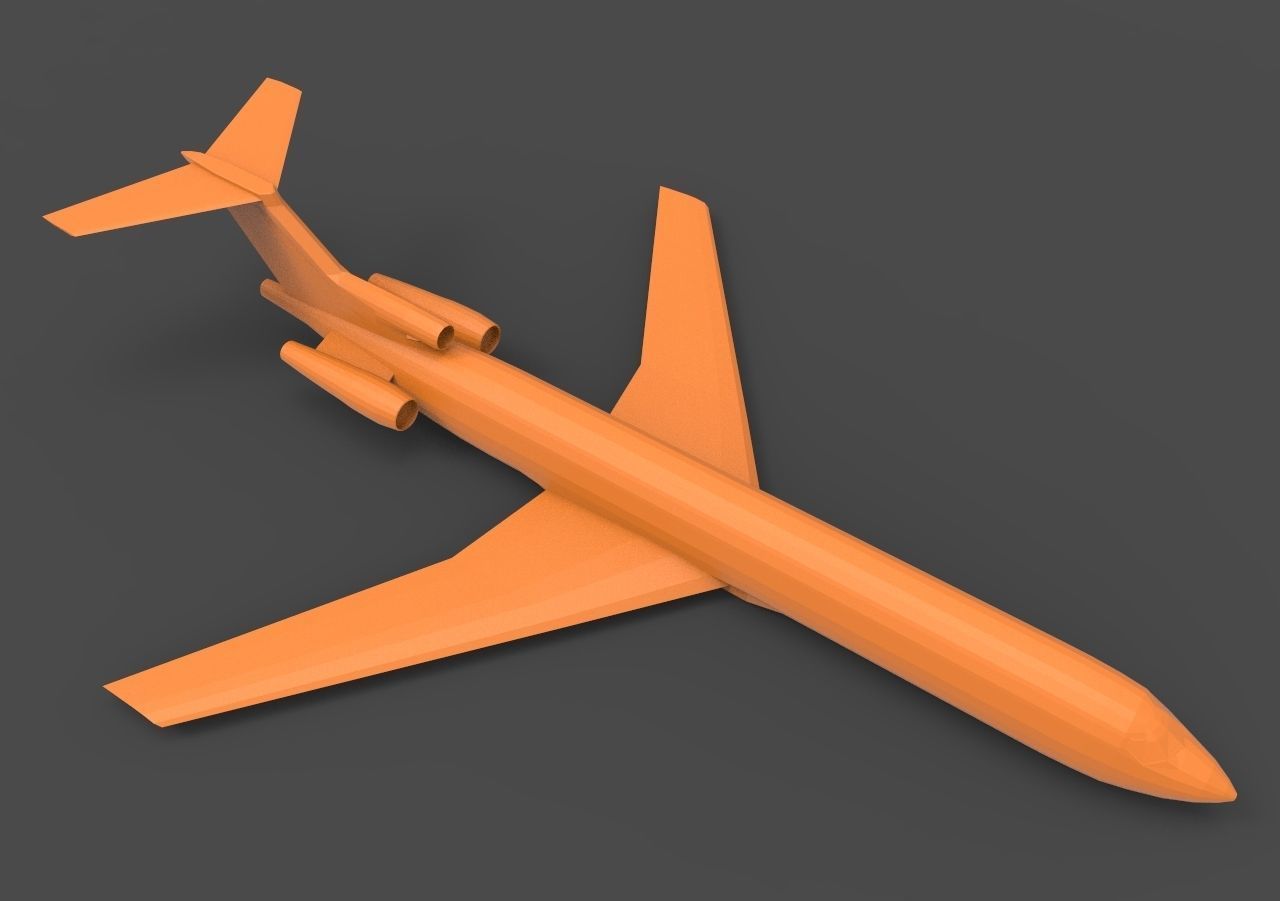 Boeing 727 3D model 3D printable | CGTrader
