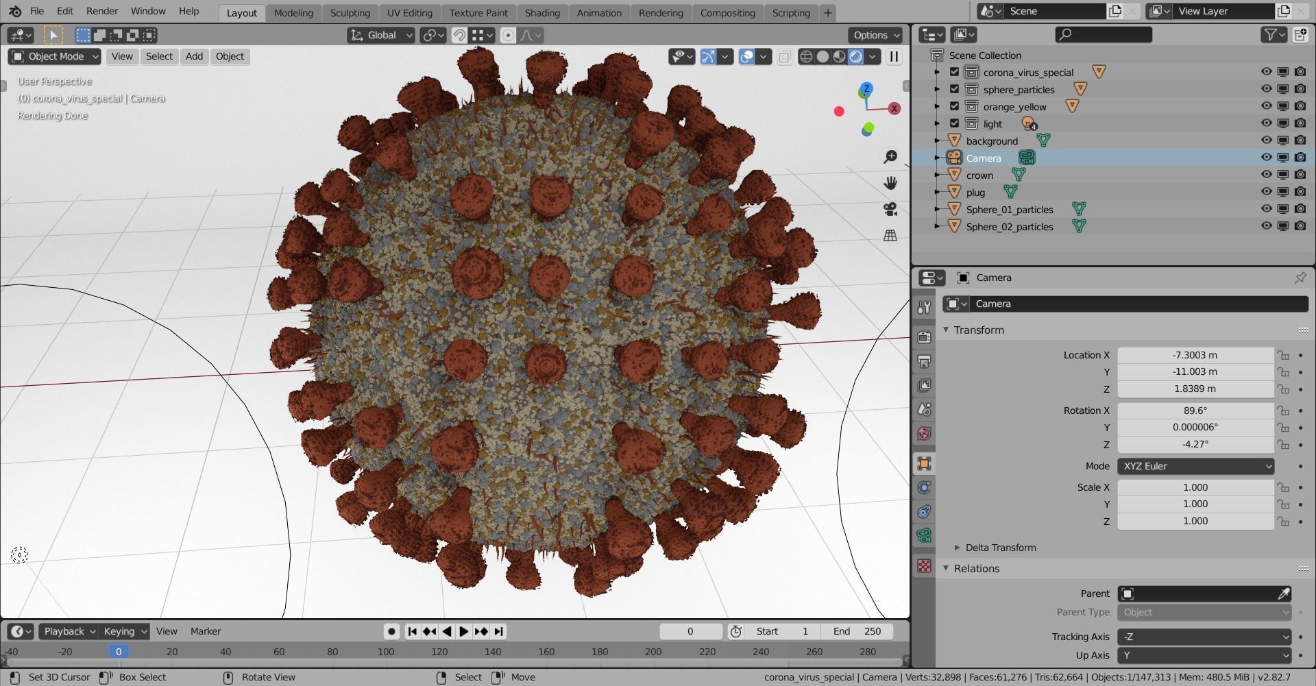 Coronavirus - Covid 19 3D model | CGTrader