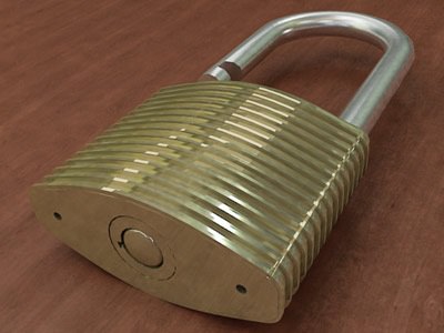 Padlock 3D model | CGTrader