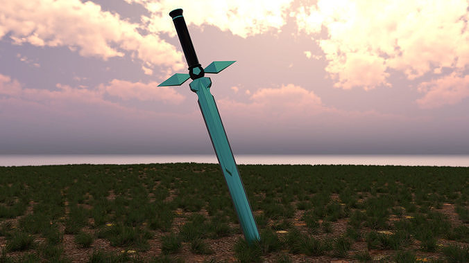 Sword Art Online Freezing Sword 3D model | CGTrader
