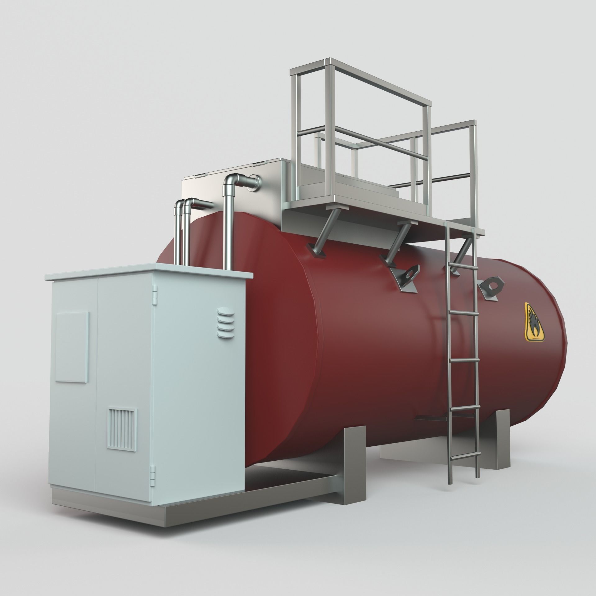 Storage Tank 3D model | CGTrader