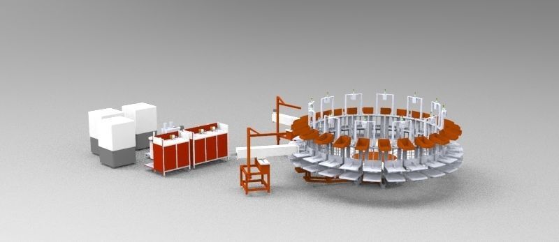 Round Machine 3D model 3D printable | CGTrader