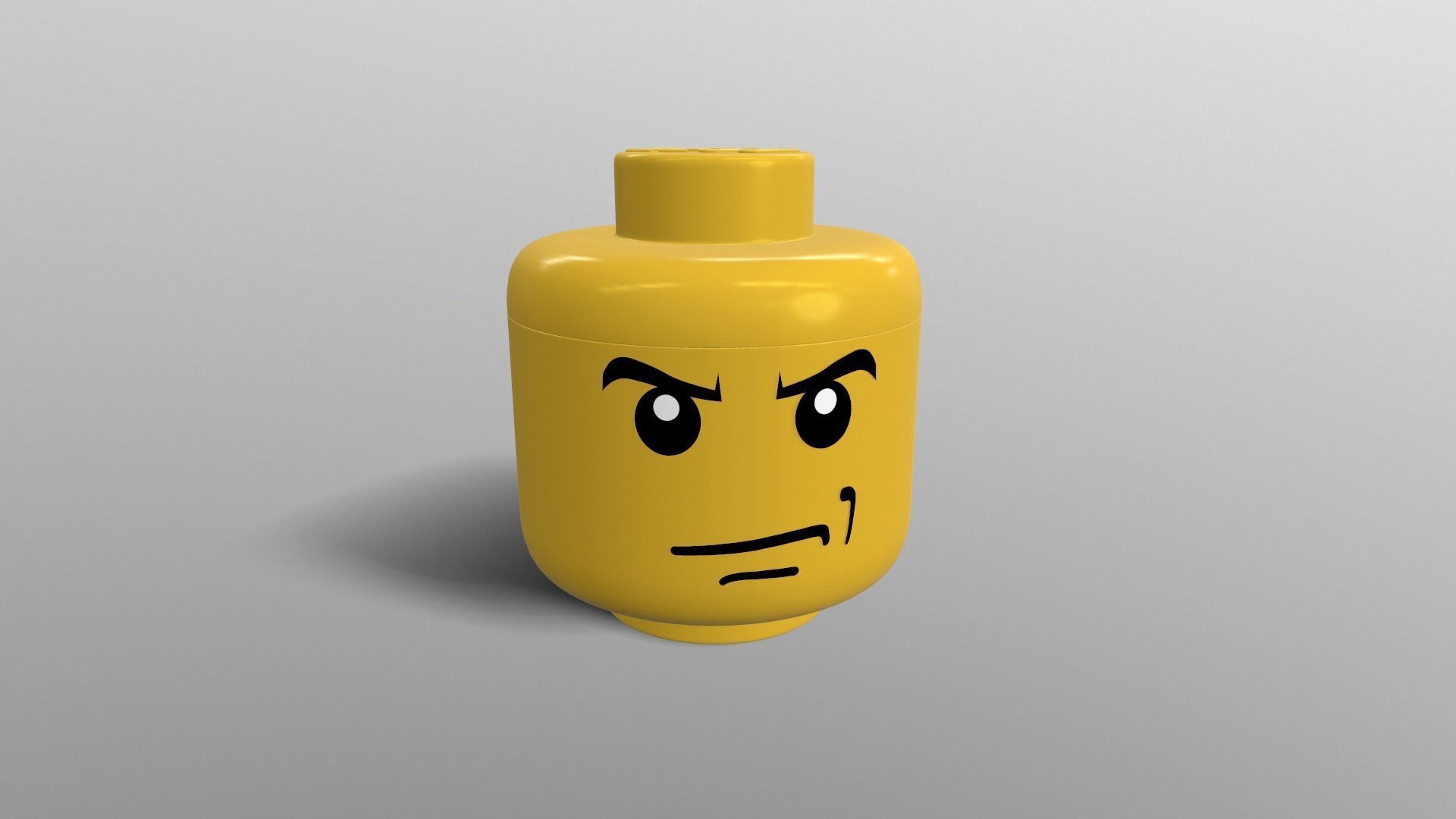 3D model Lego Head - Storage Box VR / AR / low-poly | CGTrader
