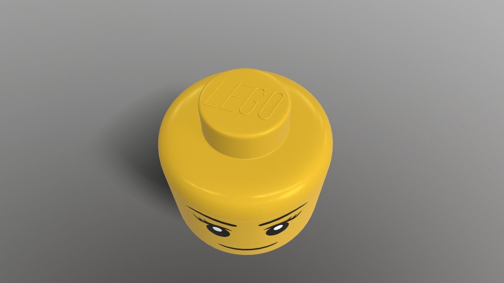 3D model Lego Head - Storage Box VR / AR / low-poly | CGTrader
