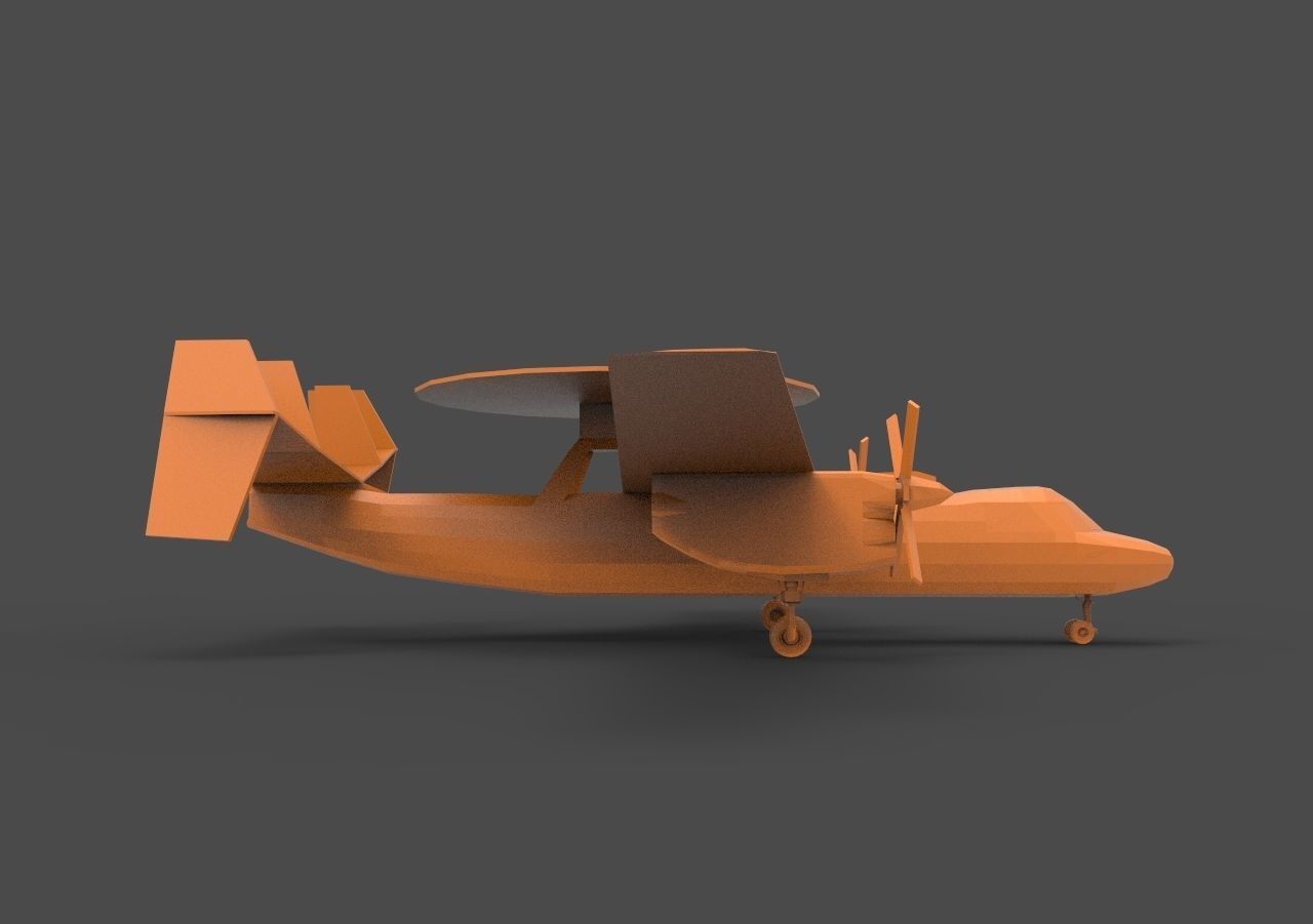 E-2 Hawkeye 3D model 3D printable | CGTrader