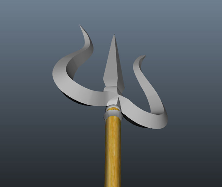 Trishul Trident 3D model | CGTrader